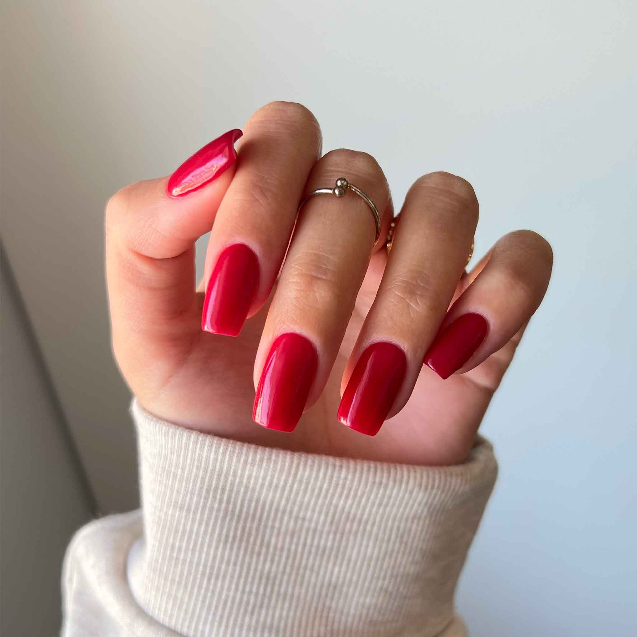 Slow Burn Cherry Red Nail Powder | Red Nail Designs | GLAMRDiP ...